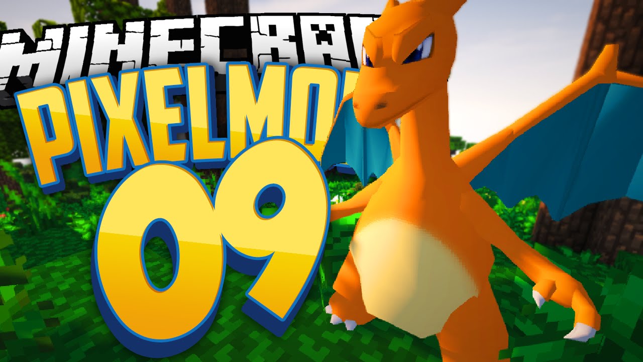 MINECRAFT PIXELMON - 09 - Charizard Takes Flight! - Pixelmon Mod Lets ...