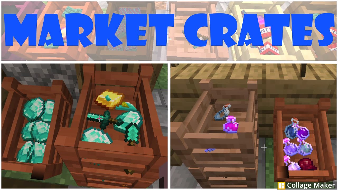 Market Crates Mod Showcase - A unique way to store your Minecraft stuff ...