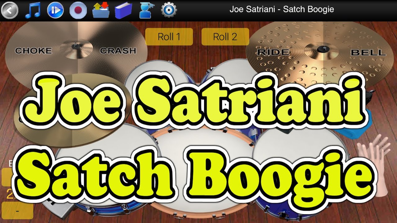 Joe Satriani - Satch Boogie - Learn To Master Drums - YouTube
