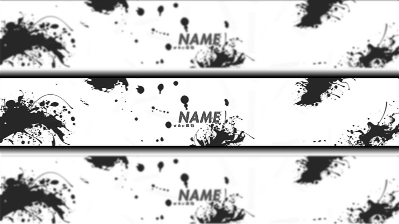 Free Clean Banner Template I Speed Art - YouTube