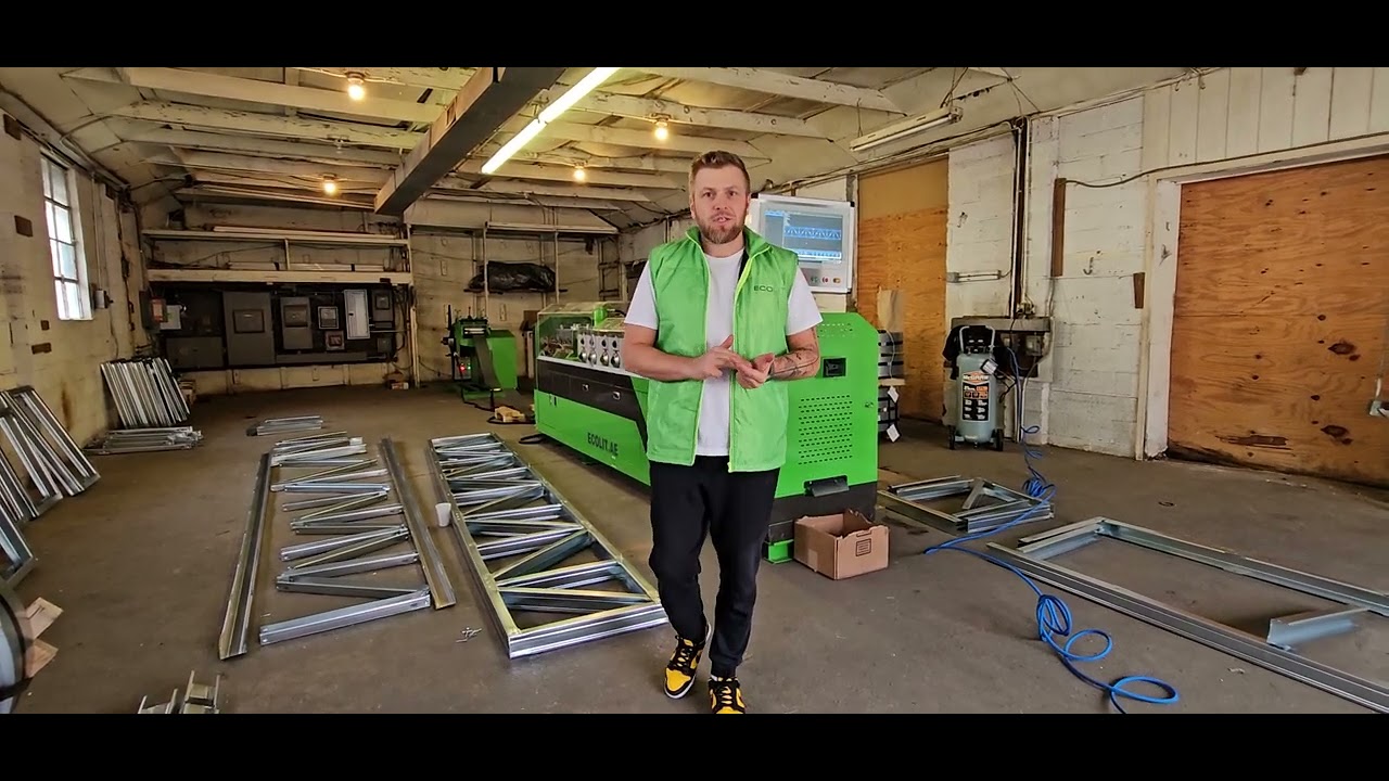 ECOLIT building system in the USA - YouTube