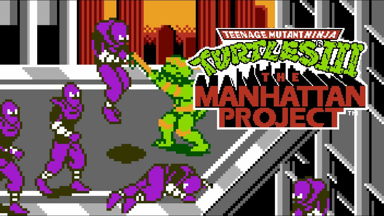 [NES 60fps] Teenage Mutant Ninja Turtles III: The Manhattan Project ...