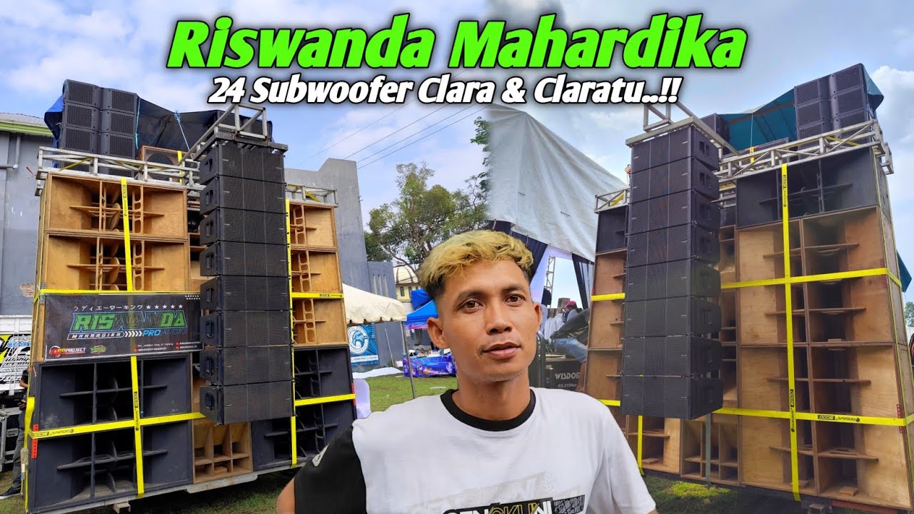 Edan..!! 24 Subwoofer Riswanda Mahardika Ready Lapangan Asrikaton Pakis ...
