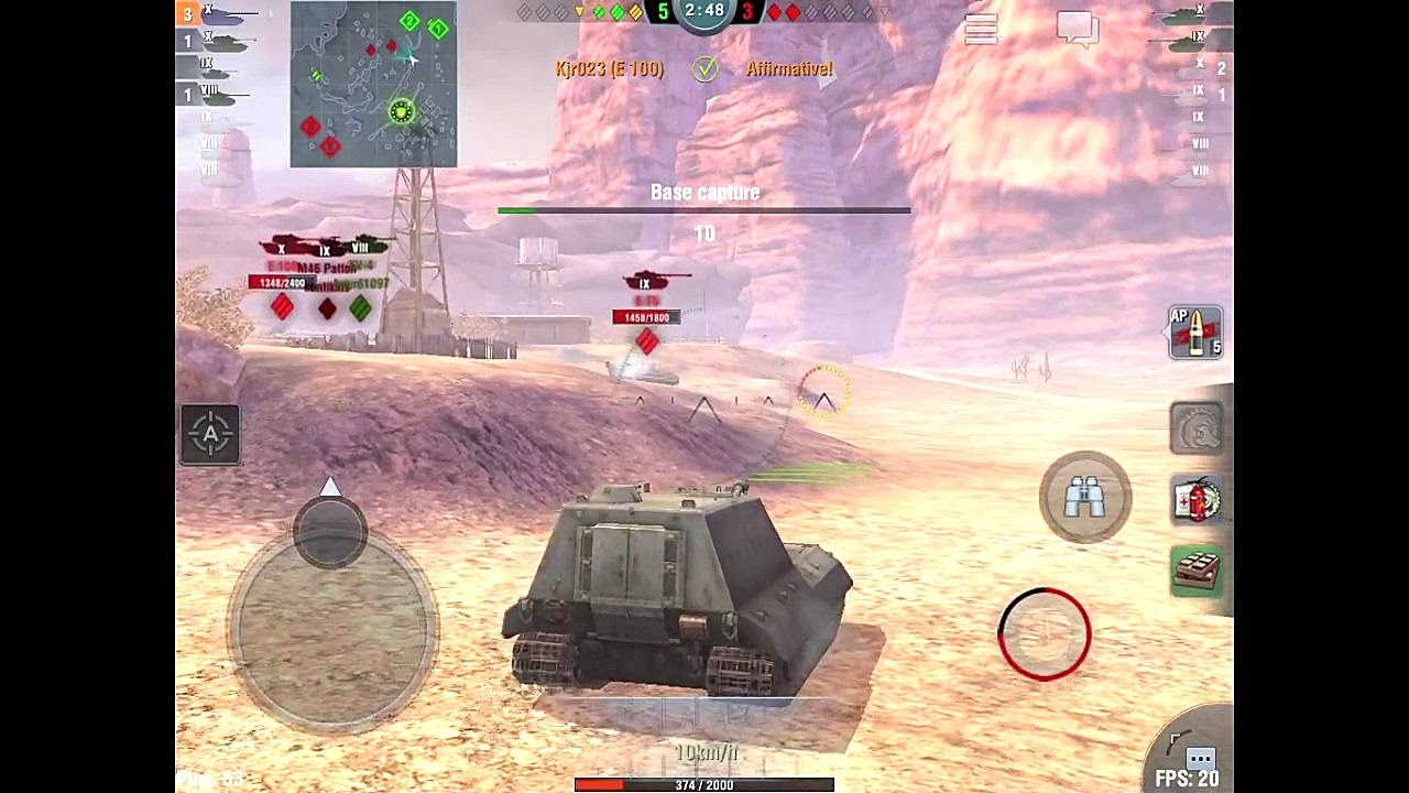 World of Tanks Blitz - Jg Pz E-100 Gameplay - YouTube