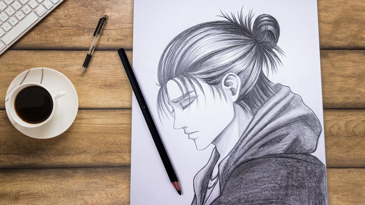 Learn to Draw Eren Yeager: Attack on Titan Step-by-Step Tutorial#Ismat ...