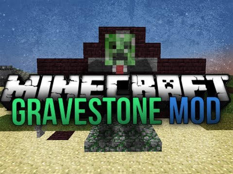 Minecraft Mod : "Gravestone Mod" - YouTube