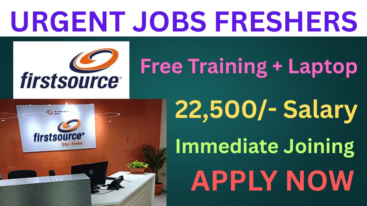 Firstsource company is hiring Freshers || International Voice Process ...