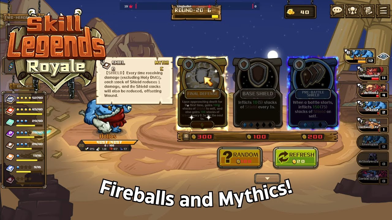 Fireballs and Mythics! | Skill Legends Royale - YouTube