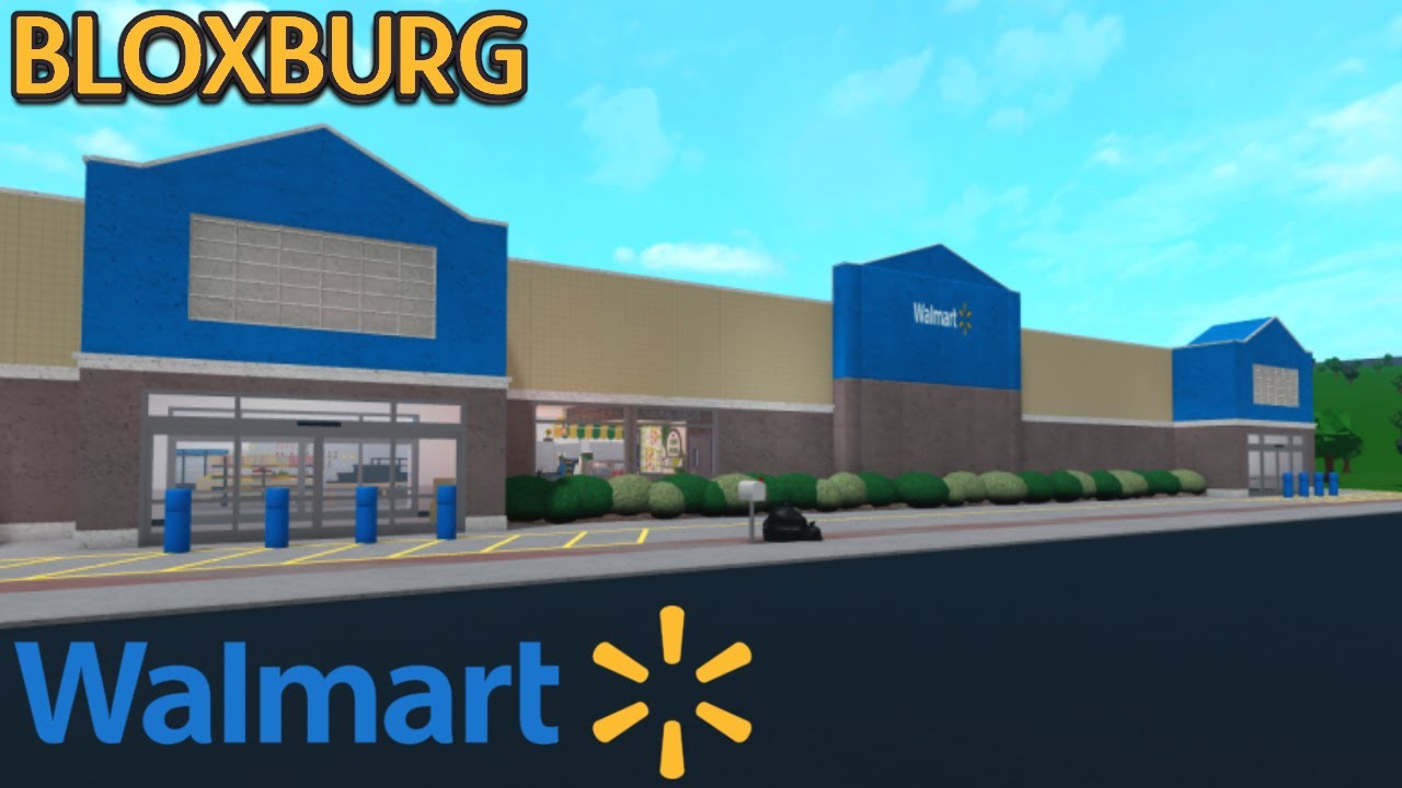 BLOXBURG WALMART TOUR REMASTERED | Roblox Bloxburg - YouTube
