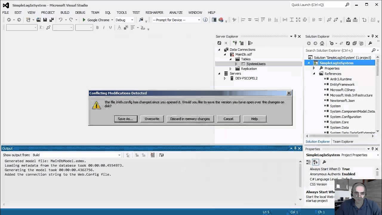 How to create a simple custom log in system - MVC 4 / Razor - Part 1 of 5 - YouTube