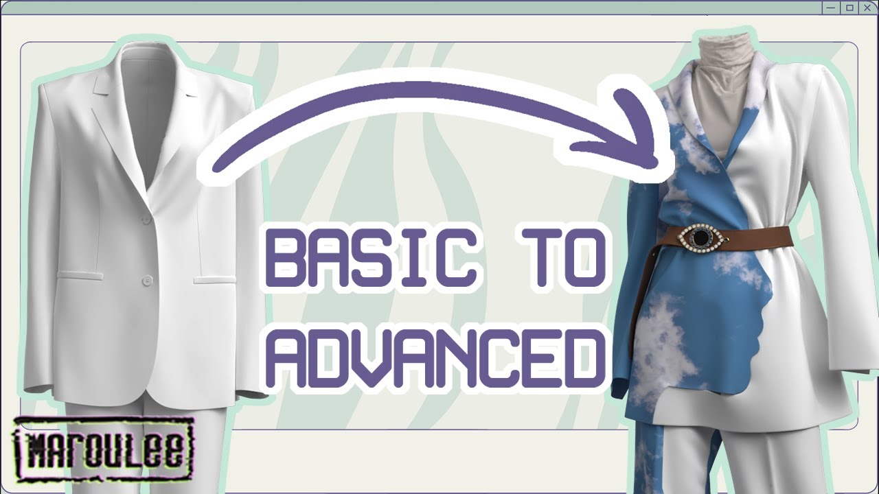 Basic suit to power suit | Process Video | Style3D - YouTube