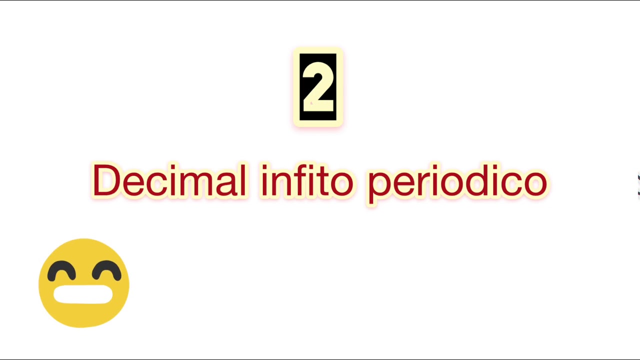 decimal finito e infinito periódico - YouTube