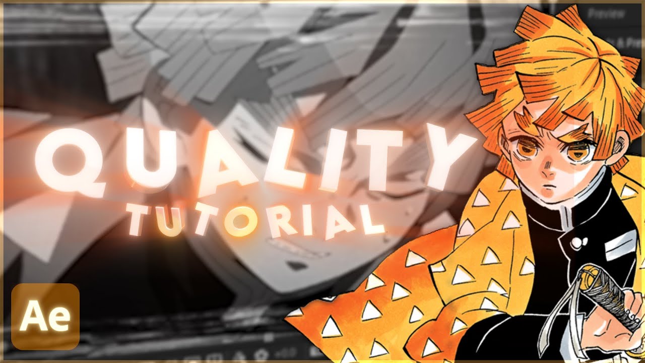 BEST QUALITY For AMV Edits | After Effects Tutorial - YouTube