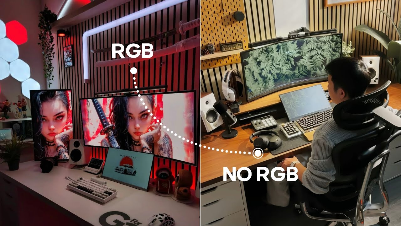 RGB vs Non-RGB Setup Comparison – Which Team Are You On? | Setup Vibes ...