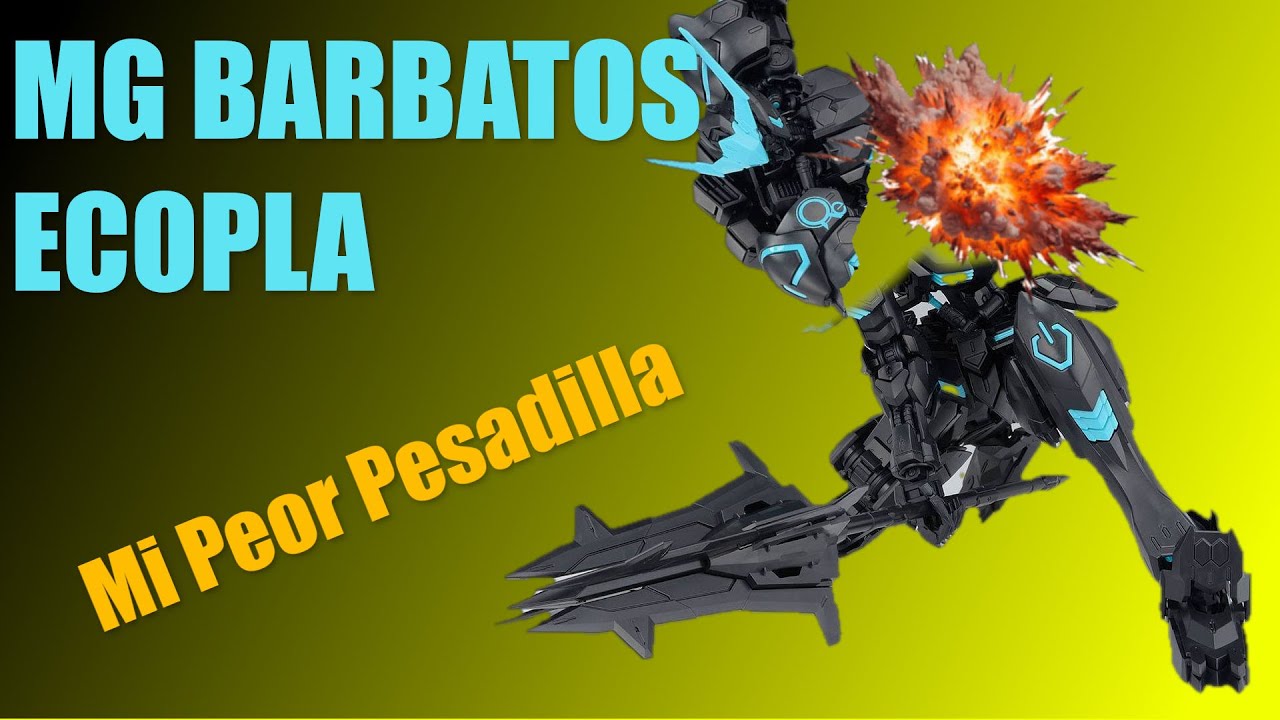 MG 1/100 Gundam BARBATOS (Recirculation Color / Neon Blue). ECOPLA. Mi ...