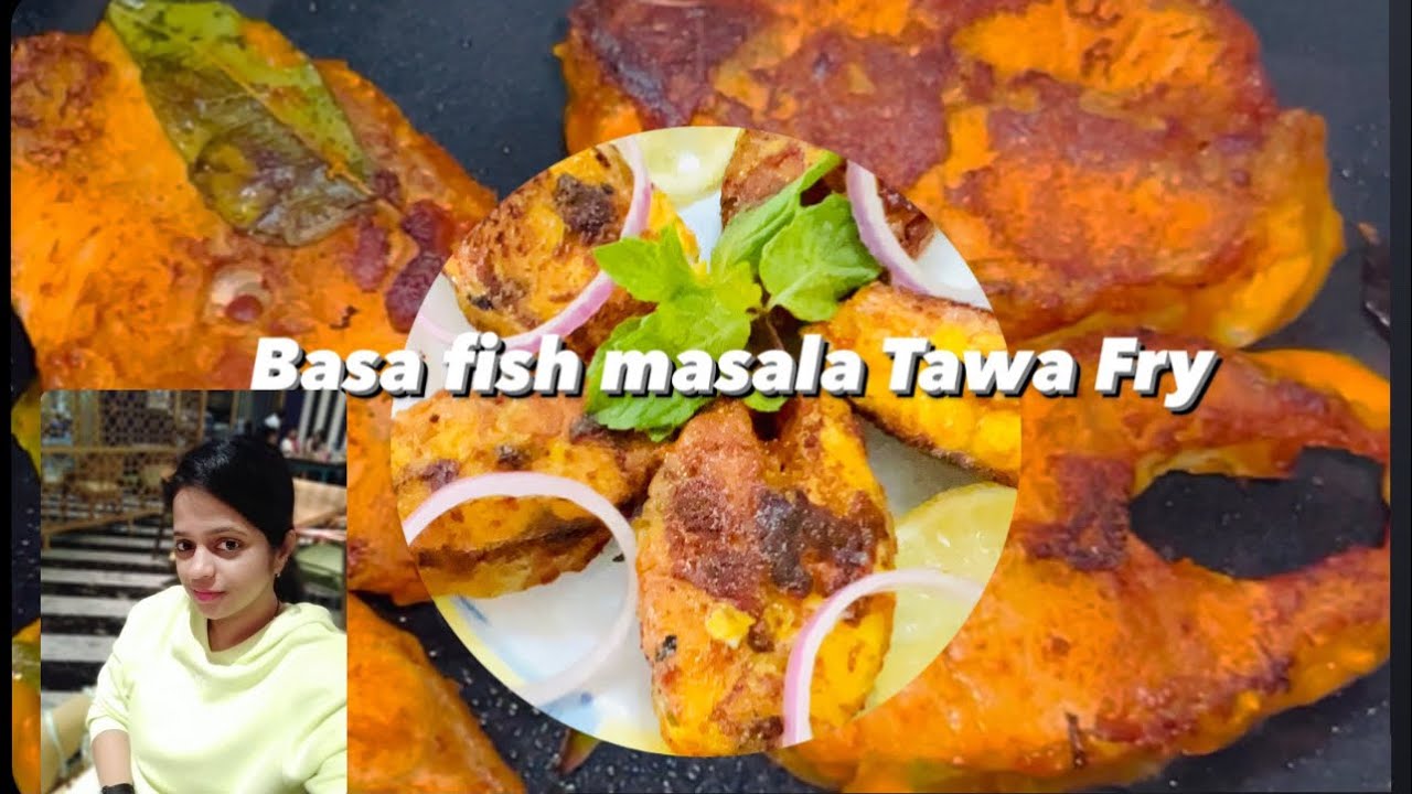 Finest seafood from the ocean👉🏻Basa fish masala tawa fry recipe/no ...