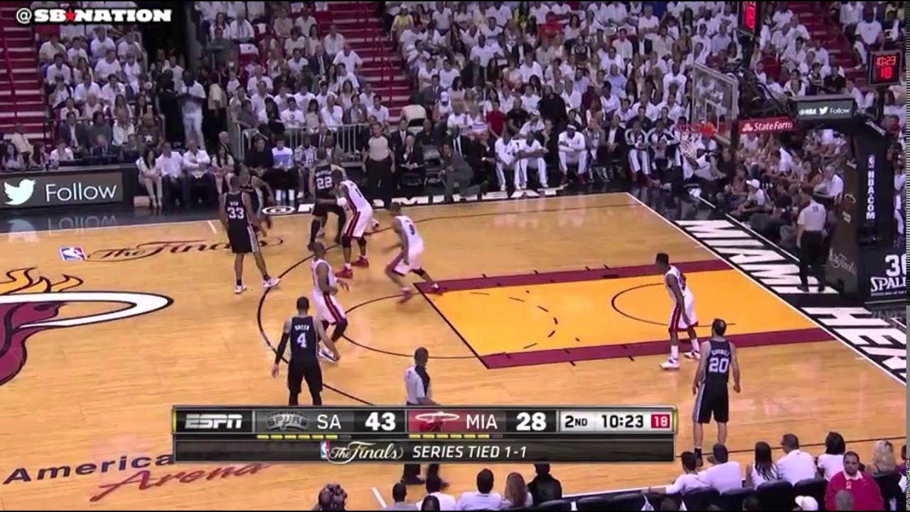 Spurs double drag screen - YouTube