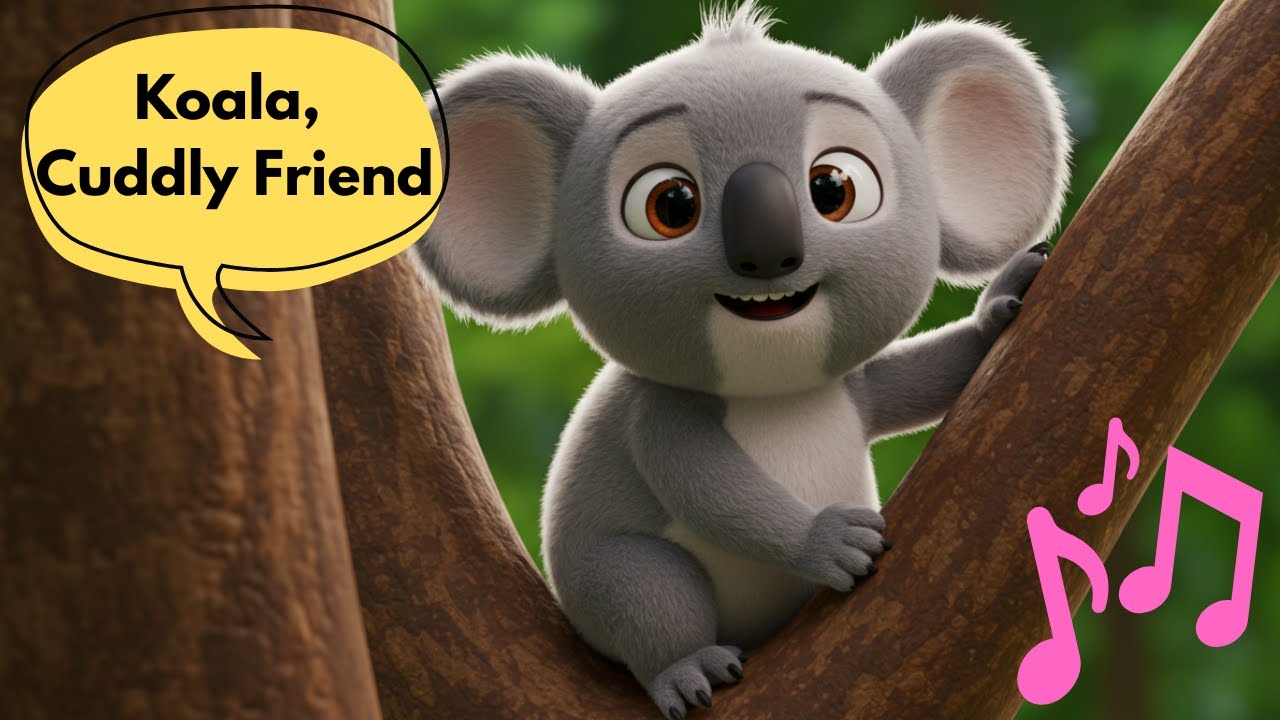 Koala, Cuddly Friend / Kids' Songs / Animal Songs for Kids / Whiskers ...