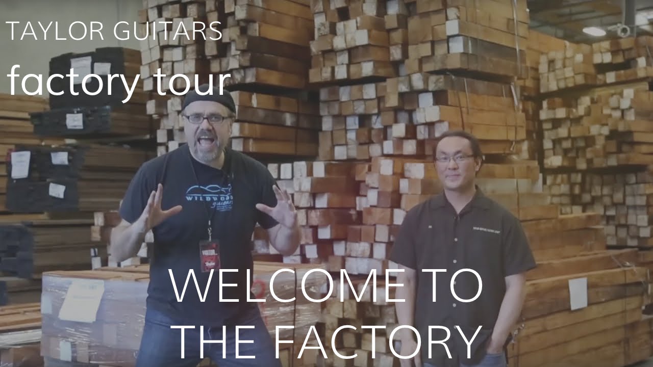 Taylor Guitars Factory Tour • Welcome to Taylor Guitars - YouTube