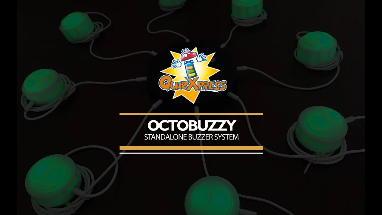 Octobuzzy affordable standalone buzzer lockout game system. - YouTube