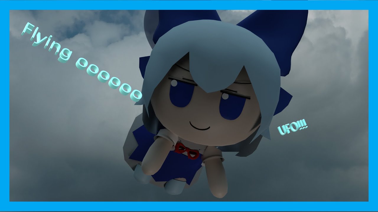 The Flying Cirno Test (Very real!!!!!!!)【Touhou Blender animation ...
