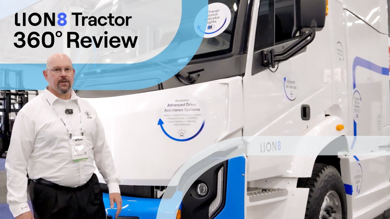 Lion8 Tractor | A 360° Walkaround of the 100% Electric BEAST - YouTube