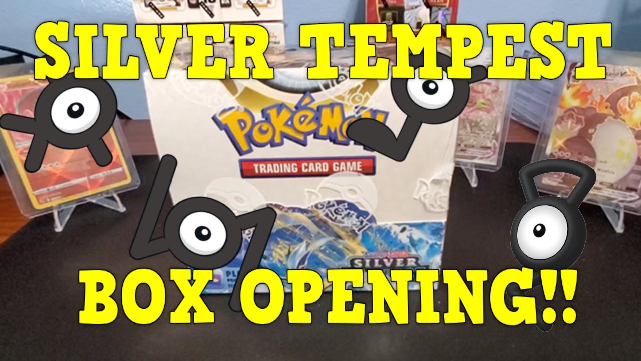 Pokemon Silver Tempest Box Opening!! Unown's Everywhere!!!! - YouTube