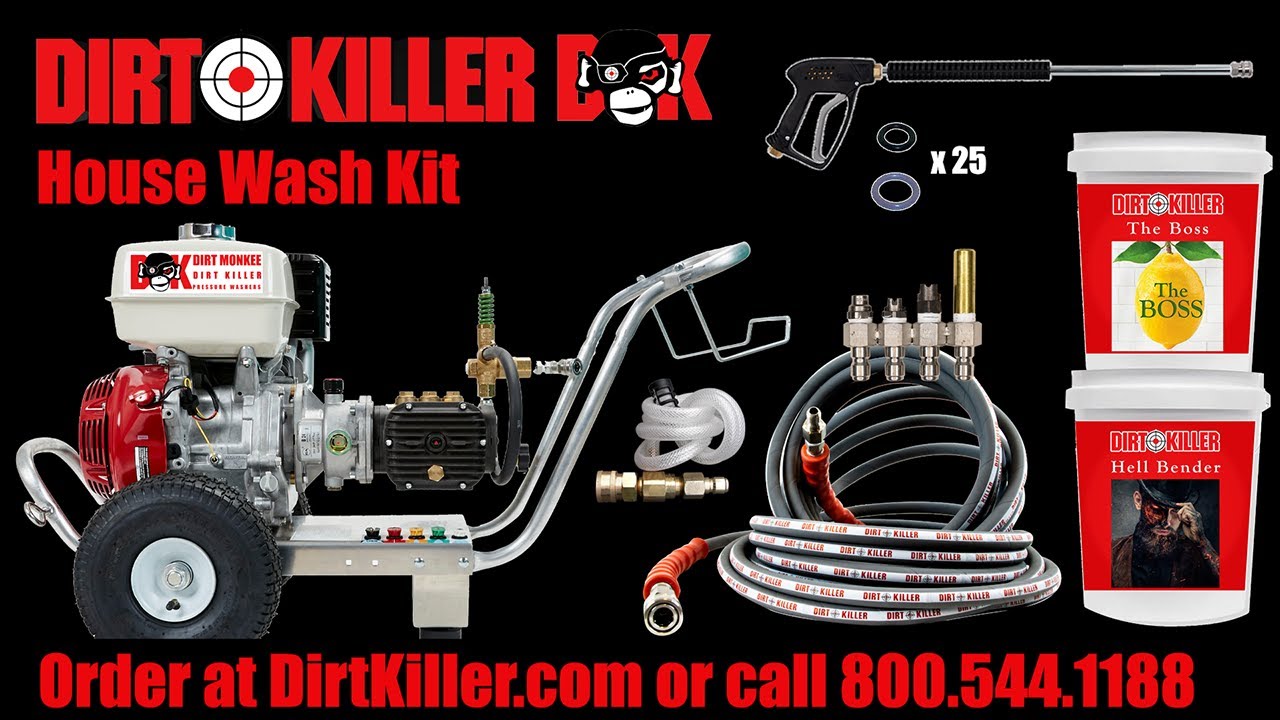 House Wash Pressure Washer Kit - Everything you need to start business ...