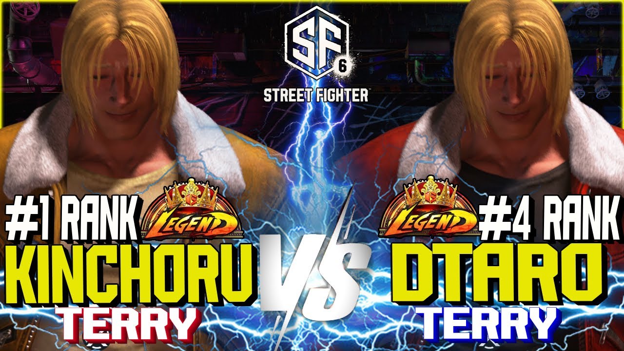SF6 KINCHORU (1 Ranked Terry) vs DTARO (4 Ranked Terry) SF6 High Level ...