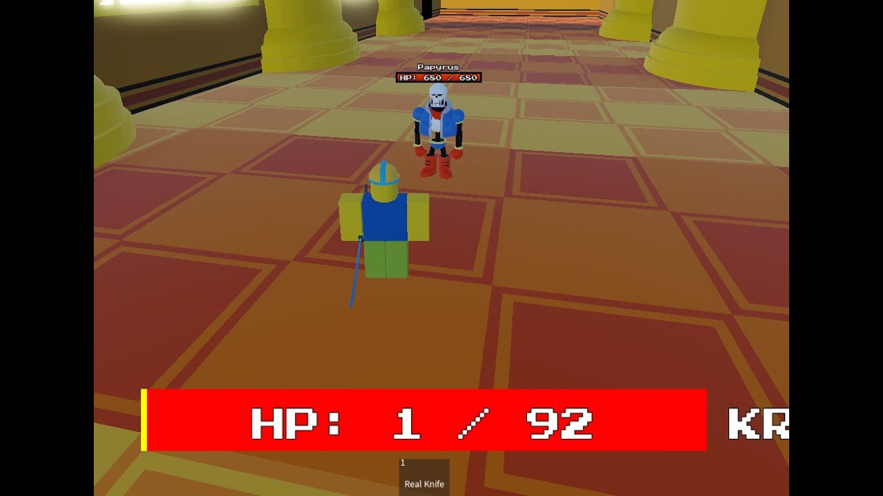 Undertale: Paradoxal Dimensions Hardmode Disbelief Papyrus Event - YouTube
