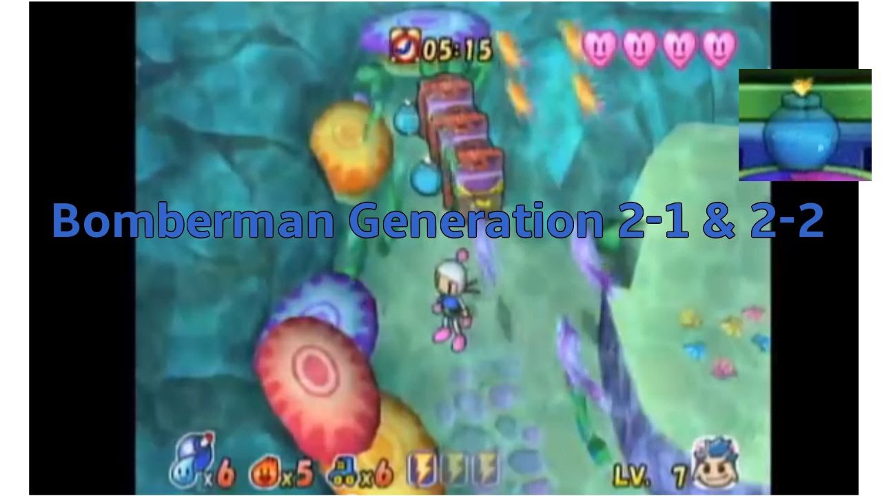 Bomberman Generation World 2-1 and 2-2 - YouTube