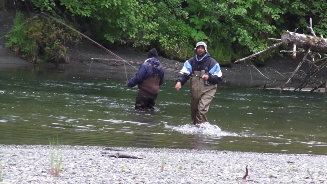 Sockeye Fishing on the Situk River - YouTube