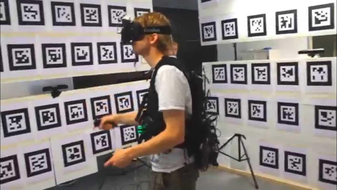 Marker-based Immersive Virtual Reality Setup, Computer Graphics Lab, TU Braunschweig - YouTube