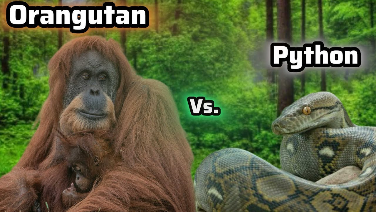 Amazing Animal Encounter: Orangutan vs. Python! - YouTube