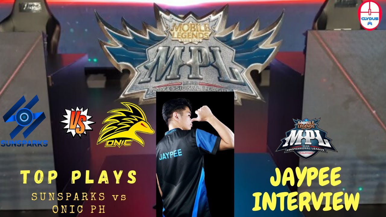 MPL Philippines Season 5: JAYPEE INTERVIEW + TOP Plays (SUNSPARKS vs ...