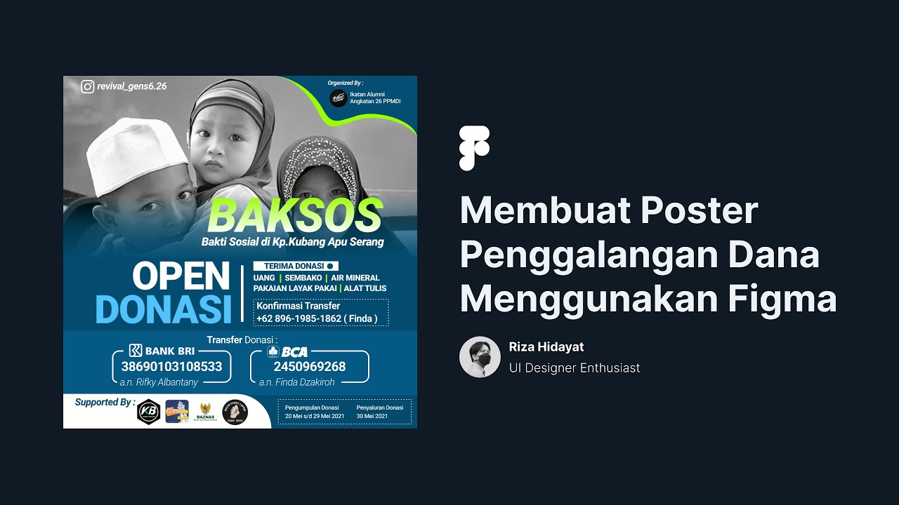 Tutorial Membuat Poster Penggalangan Dana Kegiatan Baksos Menggunakan ...
