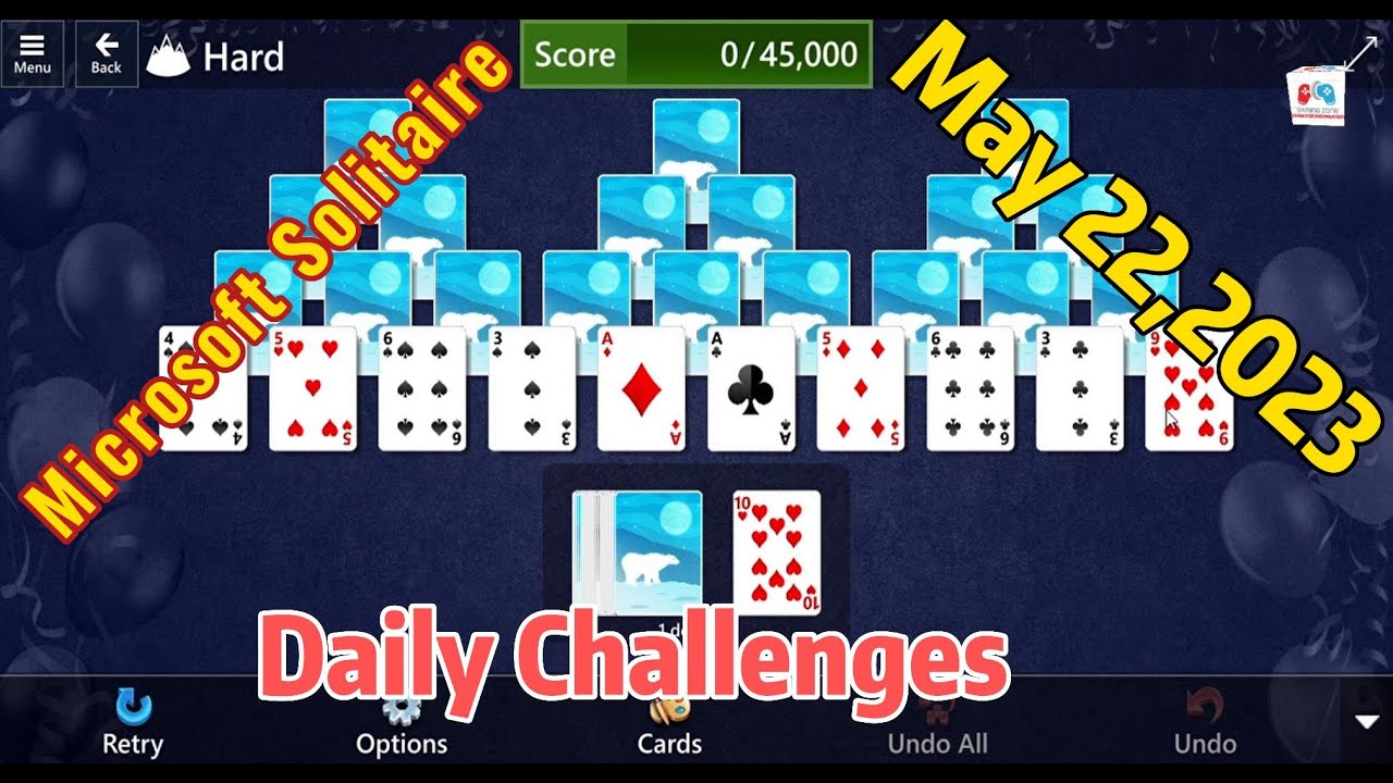 Microsoft Solitaire Daily Challenges: May 22, 2023 | Test Your Skills ...