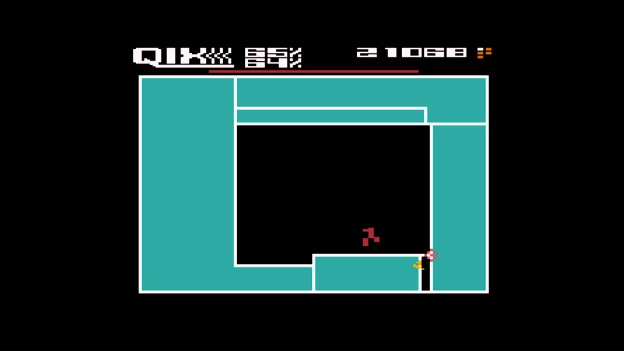 Qix for the Atari 8-bit family - YouTube