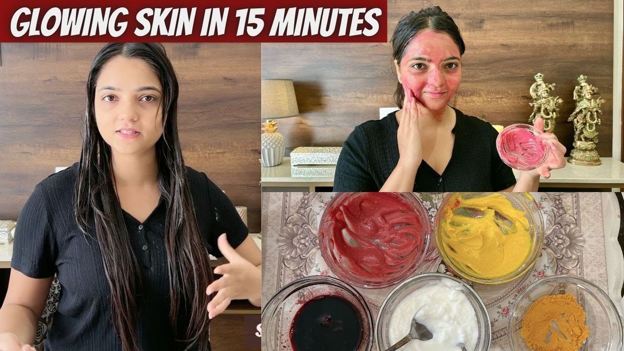 MY WEEKLY SKINCARE ROUTINE FOR GLOWING SKIN | HOME REMEDIES | BEETROOT ...