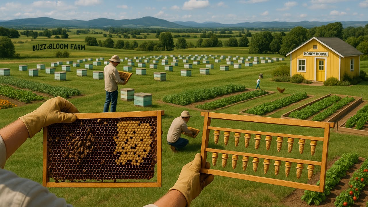 I Learned How to Graft Queen Bees - Bees & Barns EP. 15 - YouTube