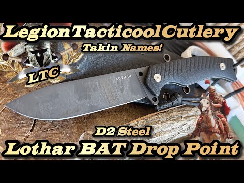 Lothar BAT Drop Point EDC (small) in D2 Steel.