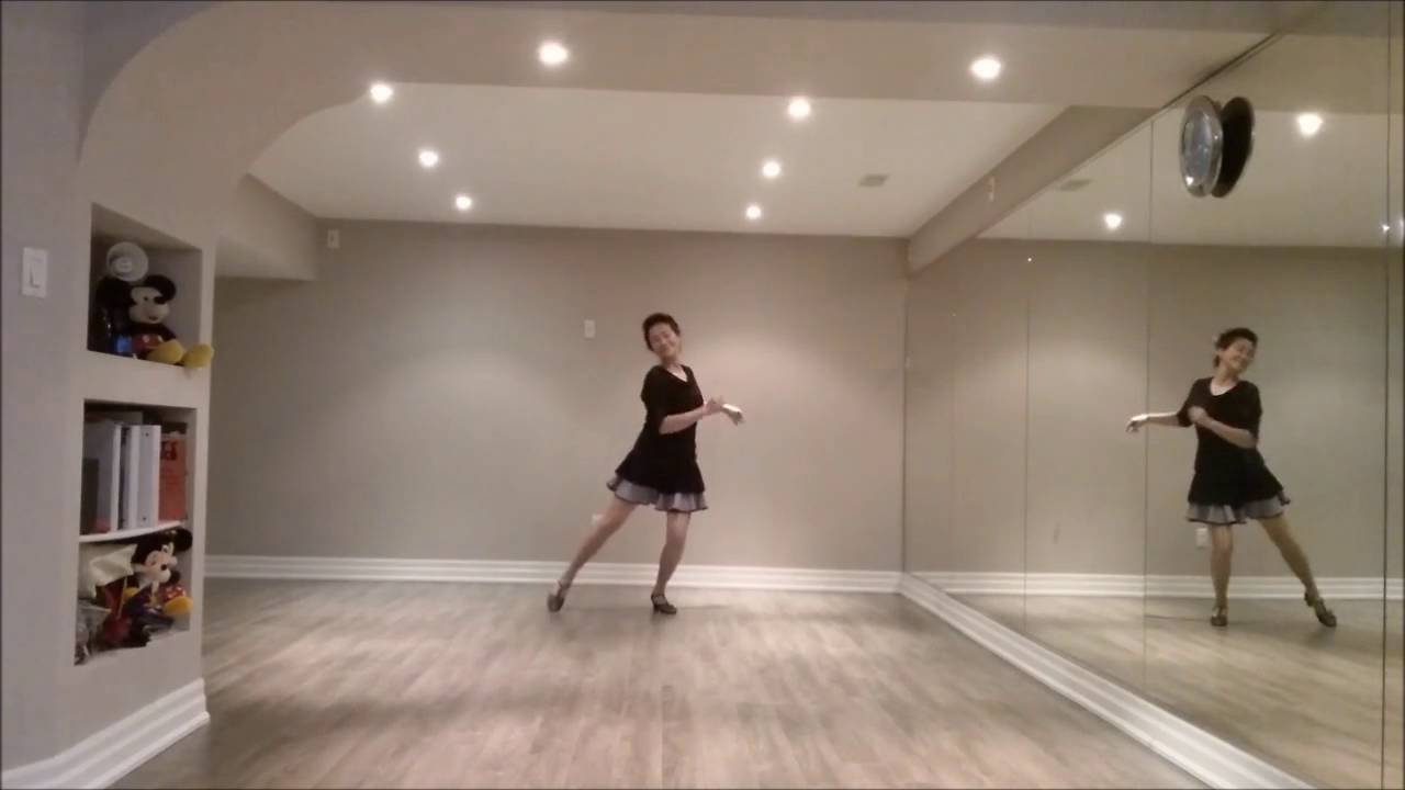 Chiki Cha Cha line dance ( dance & teach ) - YouTube