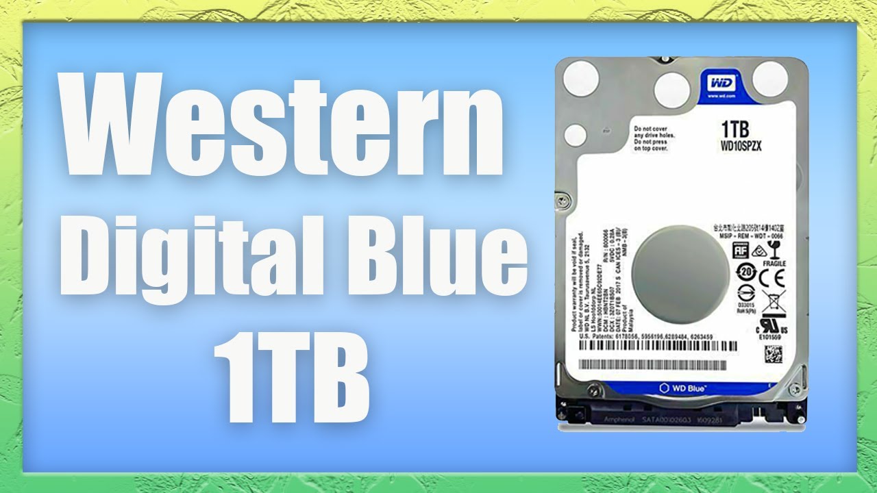 Western Digital Blue 2.5in 1TB Hard Drive - Unboxing - YouTube