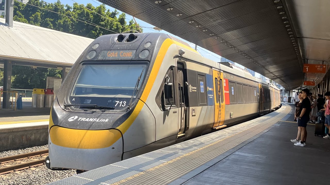 Queensland Rail New Generation Rollingstock (NGR 713): Gold Coast line ...