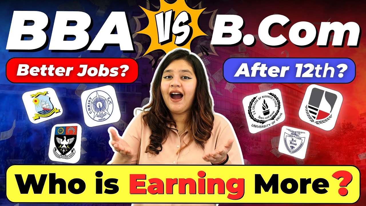 💥B.Com vs BBA🔥Who is Earning More? BBA or B.Com? 🤩#BBA #BBACourse # ...