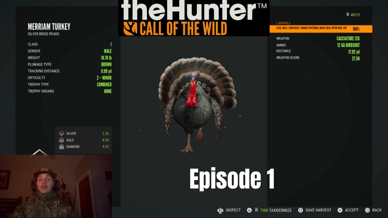 Hunter call of the wild Turkey hunting Ep 1 - YouTube