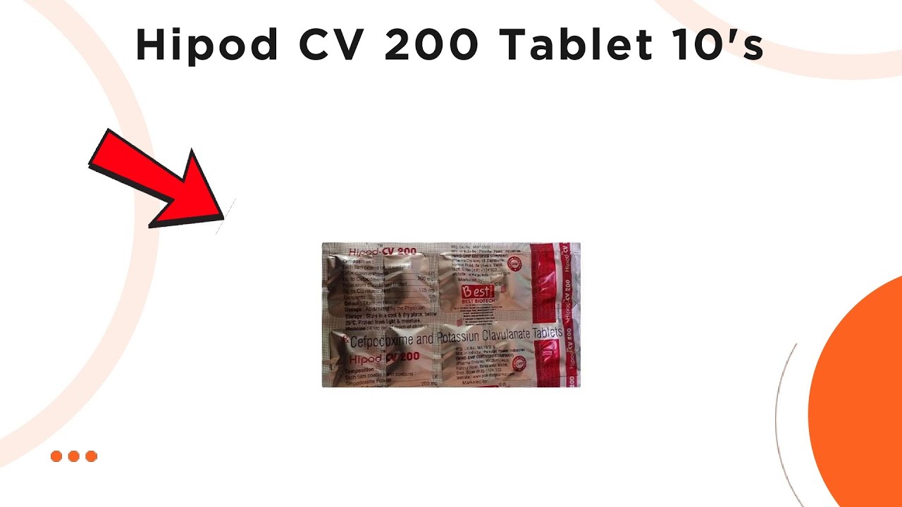 Hipod CV 200 Tablet Uses | Side Effects & Dosage - YouTube