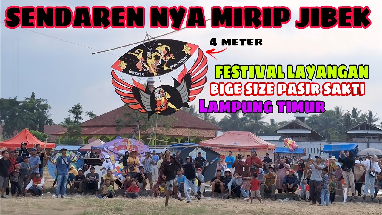 LAYANGAN RAM-RAMAN BIG SIZE SENDAREN SUPER BASS SEPERTI JIBEK - YouTube