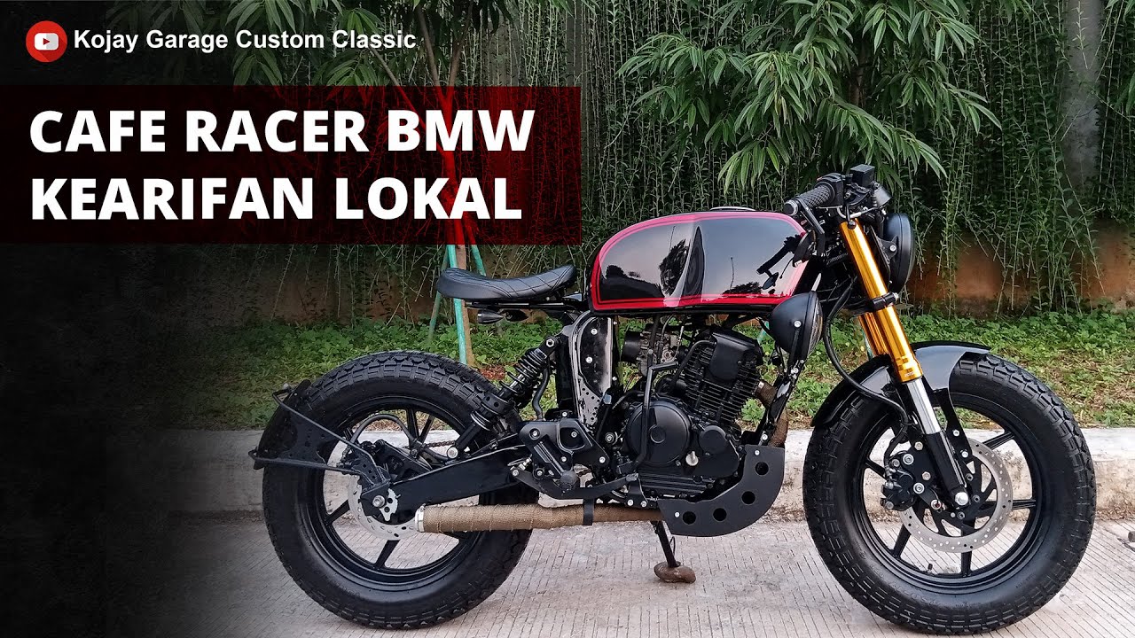 Cafe racer BMW basic Yamaha Scorpio Totalitas tanpa Batas - YouTube