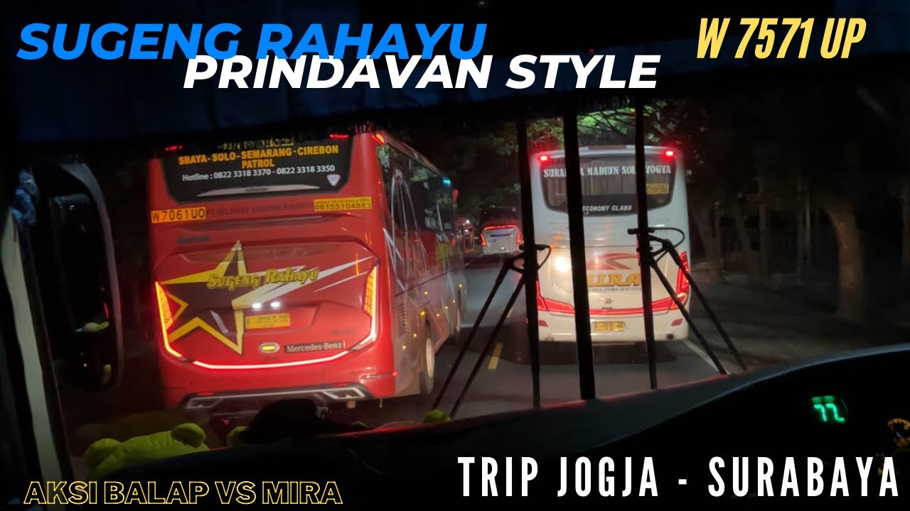 AKSI BALAPAN BUS ‼️ SUGENG RAHAYU W 7571 UP “PRINDAVAN STYLE 🔥 - YouTube